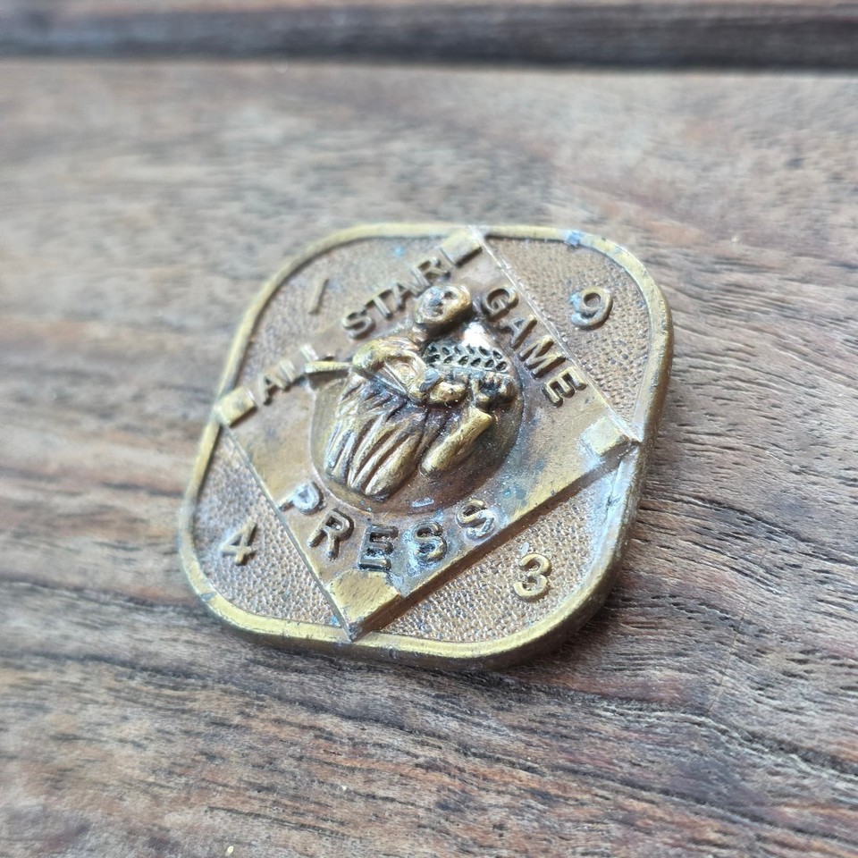 Philadelphia All Star Game Shibe Park 1943 Baseball Press Pin | eBay
