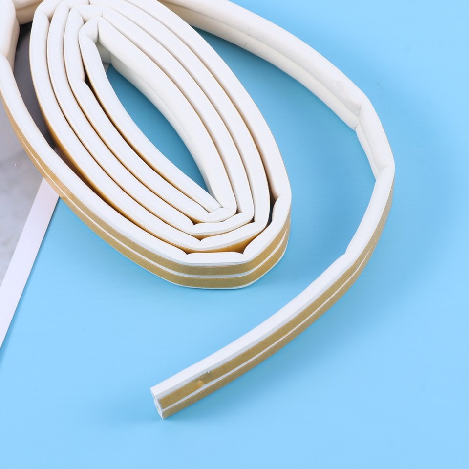 2 Rolls Wooden Door Seal Strip Self-adhesive Window Seals Windproof ...