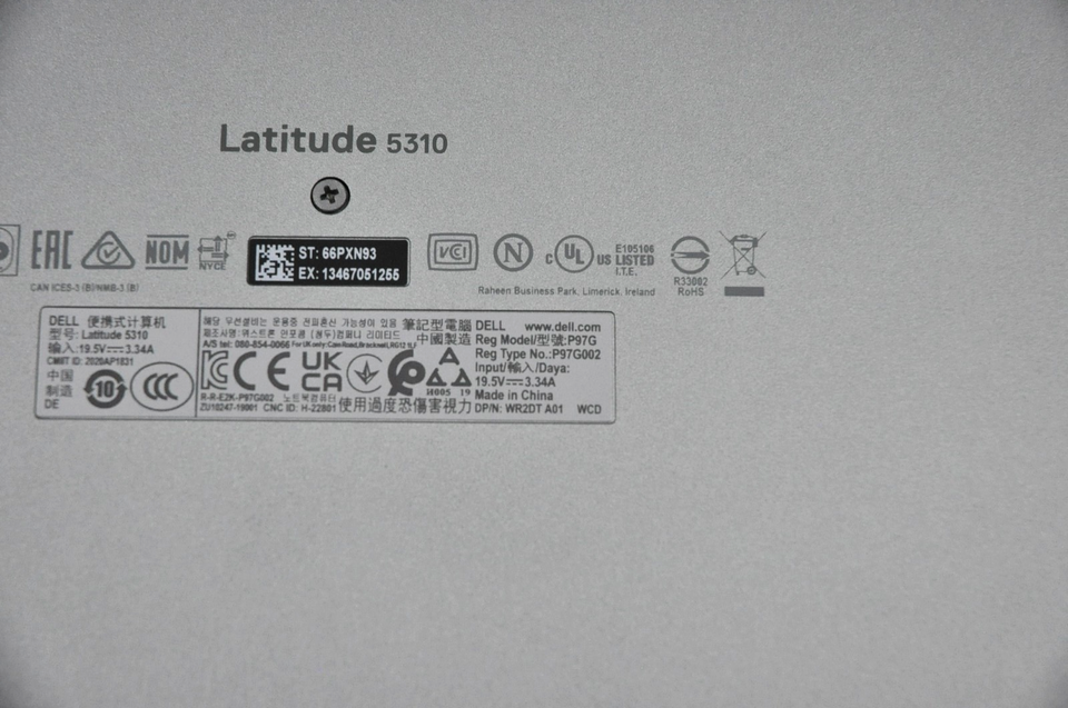 Lot of 2 Dell Latitude 5310 Intel Core i5-10130U No RAM No HDD #6221 ...