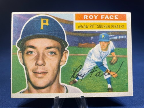 1956 Topps Baseball Card Roy Face #13 Pittsburgh Pirates | eBay
