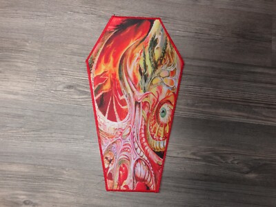 Morbus Chron Coffin Back Patch Back Shape Patch Death Metal Nihilist | eBay