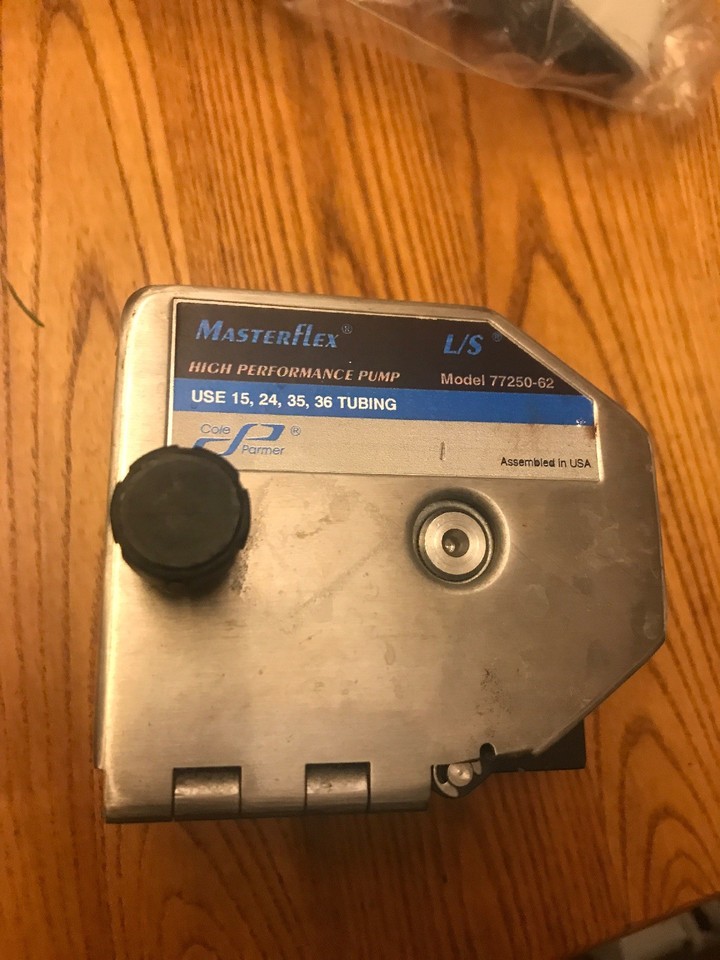 COLE PARMER MASTERFLEX L/S 77250-62 HIGH PERFORMANCE PERISTALTIC PUMP ...