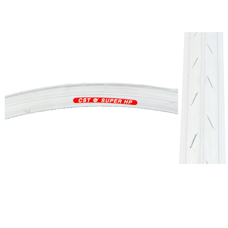 CST Bicycle C740 Super HP Tire 700x25c WHITE Road Fixed Gear Single ...