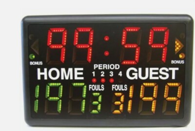 Sportable Scoreboards 5802993 LED Multisport Indoor Tabletop Scoreboard ...