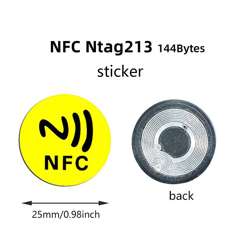 1Pc NFC Anti Metal Adhesive Label Sticker Universal Lable Tag For All ...