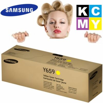 SAMSUNG GENUINE/ORIGINAL CLT-Y659S 659/Y659 YELLOW Y TONER CARTRIDGE ...