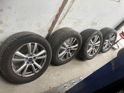 FORD KUGA ALLOY WHEELS 17" WITH TYRES 235/55/17 GJ5C-1007-B1A Mk2 | eBay UK