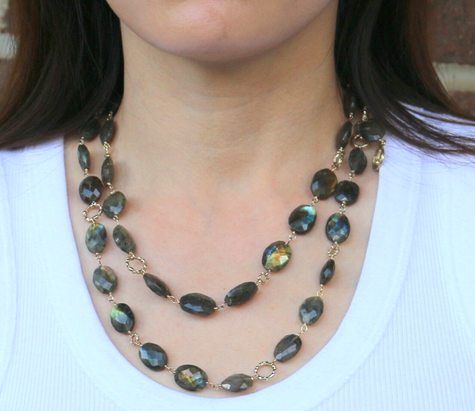 DC Dominique Cohen Sterling Silver Buddha Link Green … - Gem