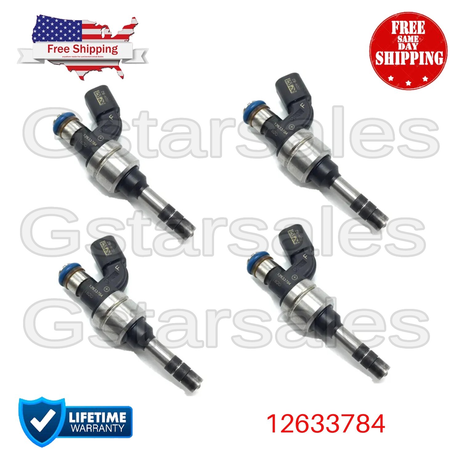 OEM ACDelco Fuel Injector for 11-17 Buick Regal Chevrolet Malibu GMC ...