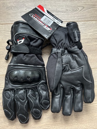 Akito Python Motorcycle Motorbike Sports Rider/Touring Black Gloves ...