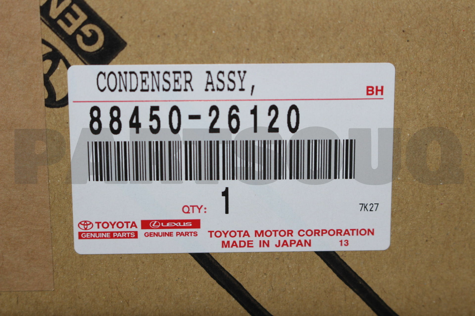 8845026120 Genuine Toyota CONDENSER ASSY, W/RECEIVER 88450-26120 | eBay