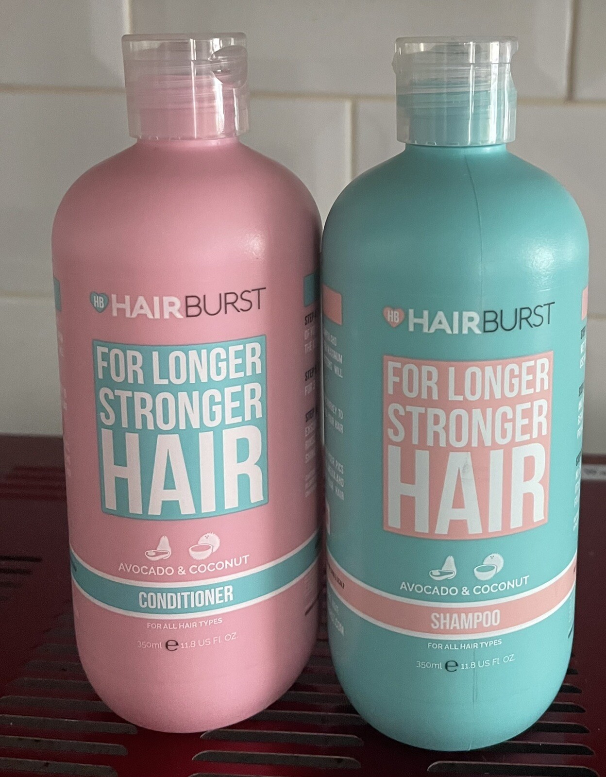Hairburst Shampoo & Conditioner Set 2 x 350ml For longer stronger hair ...
