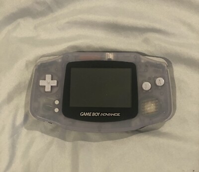 Clear Glacier Nintendo Game Boy Advance GBA Console | eBay