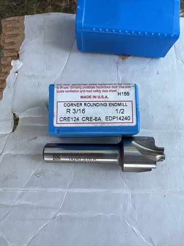 NEW NIAGARA CUTTER CORNER ROUNDING ENDMILL R3/16. 1/2 | eBay