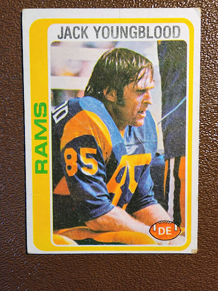 1978 Topps Football JACK YOUNGBLOOD #265 VG Los Angeles Rams NFL DE ...
