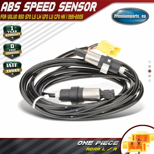ABS Sensor for Volvo 850 91-96 C70 97-05 S70 V70 97-00 Rear Left and ...