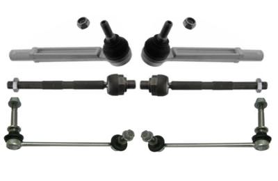 PORSCHE BOXSTER FRONT DROP LINK + TIE ROD & RACK END L&R 987 96-04 ...