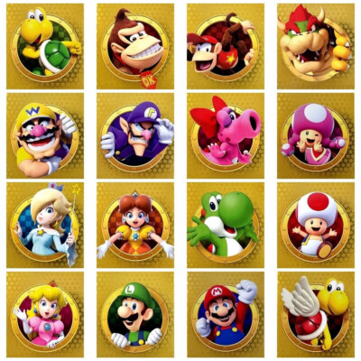 Carte Panini Super Mario Trading Cards Gold Limited Edition 145 à 252 ...