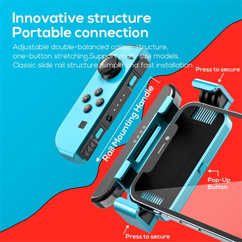 For Switch holder Clamp For iPhone iOS16 System Mobile Phone Gamepad ...