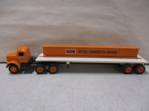 Winross Yellow Flatbed Truck with Girder | eBay