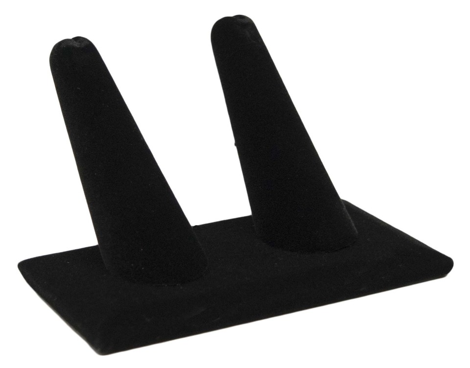 Novel Box 2 Finger Ring Stand Holder Jewelry Display 3.5X2X2" | eBay