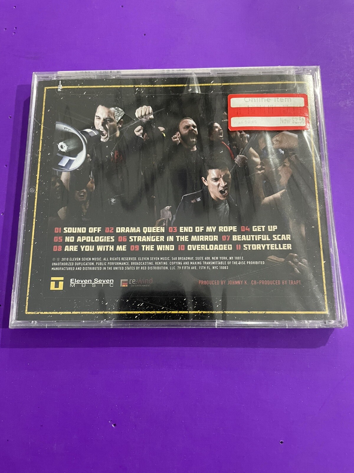 Trapt - No Apologies CD - Brand New MINT & Sealed with Hype Sticker ...
