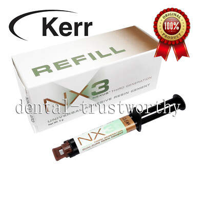 Kerr NX3 Nexus 3rd Gen Dental Universal Adhesive Resin Cement Dual Cure ...