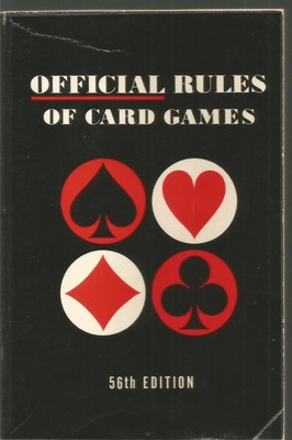 Official Rules Of Card Games 56th Edition United States Playing Card ...