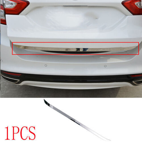 Chrome Steel Tail Door Trunk Lid Strip Trim Fit For Ford Mondeo Fusion ...