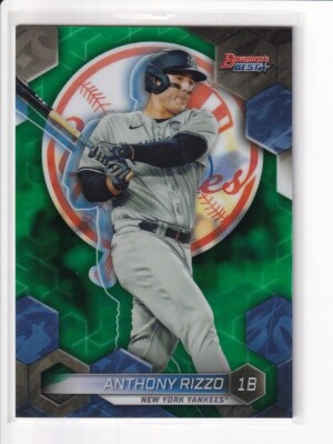 2023 Bowman's Best Anthony Rizzo Green Refractor /99 Yankees #56 | eBay