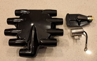 Ford Flathead crab distributor cap rotor condenser Tune up kit 1942 ...