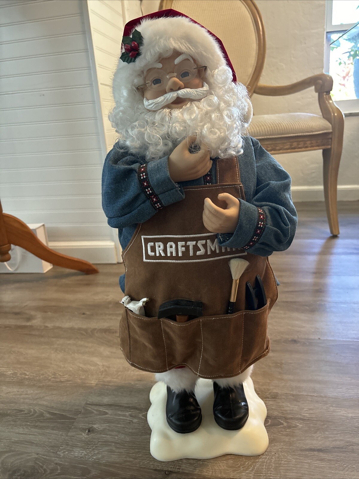 Sears Craftsman Animated Santa Claus 24” Christmas international ...