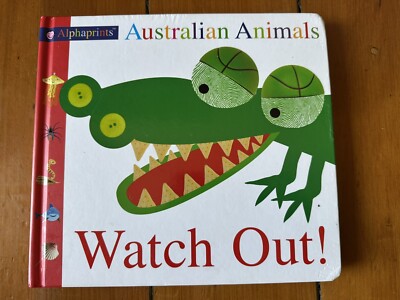 Alphaprints Australian Animals Hardcover Picture Book Thick Page | eBay