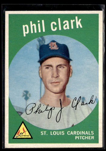 1959 Topps Phil Clark #454 St. Louis Cardinals G/VG/EX | eBay