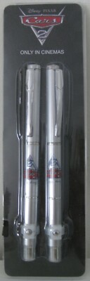 DISNEY PIXAR CARS 2 2011 OFFICIAL PROMOTIONAL LIGHT POINTER PACK OF 2 ...