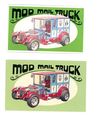 1970 Topps Way Out Wheels 2 card PROOF SET Topps Vault COA! | eBay