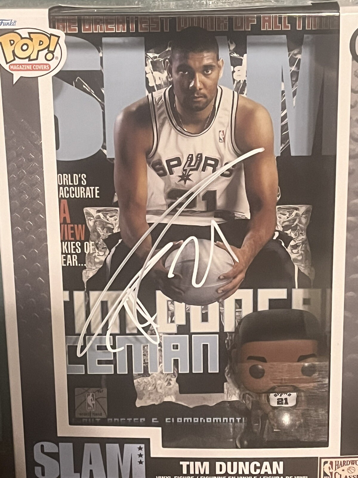 Funko Pop! Slam Cover with Case: Tim Duncan #05 889698614627| eBay