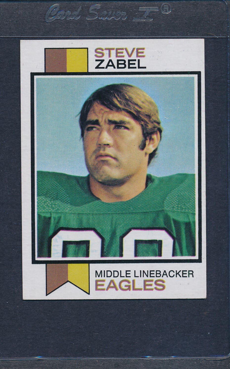 1973 Topps #317 Steve Zabel Eagles NM *1698 | eBay