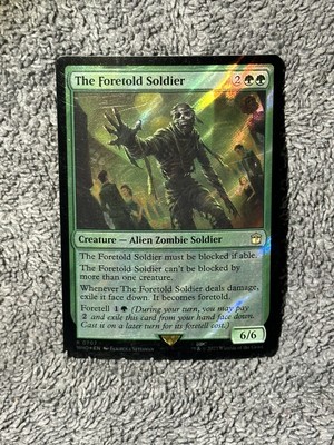 MTG The Foretold Soldier 986 Rare Foil Universes Beyond: Doctor Who NM ...