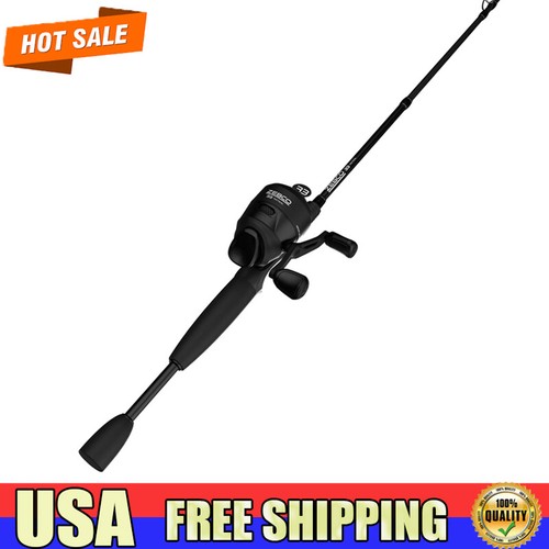33 Tactical Spincast Reel Fishing Rod Combo 6 Ft W/ Instant Anti ...