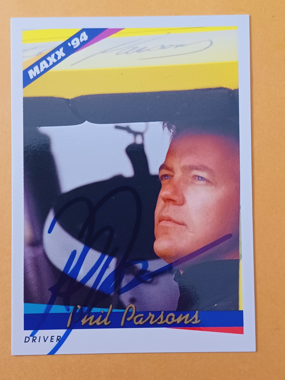 Phil Parsons Signed 1994 MAXX - NASCAR - Autographed | eBay
