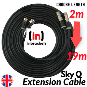 Sky Cable Extension Sky Q Sky+hd Twin Coax Satellite Sky Lead Shotgun ...