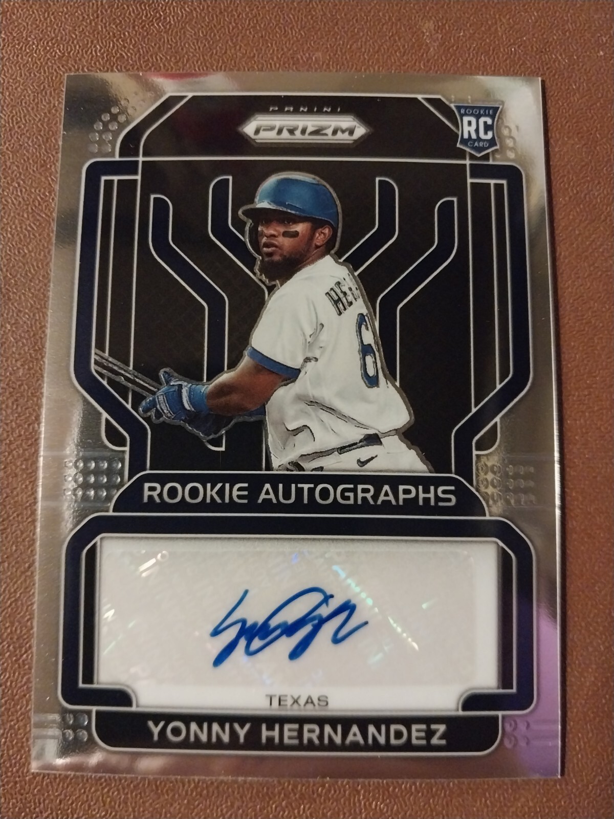 2022 YONNY HERNANDEZ PANINI PRIZM AUTOGRAPHED AUTO ROOKIE CARD RC #RA ...