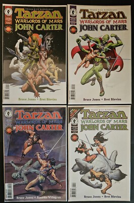 TARZAN - JOHN CARTER WARLORDS OF MARS #1-4 Full Run Set, Dark Horse ...