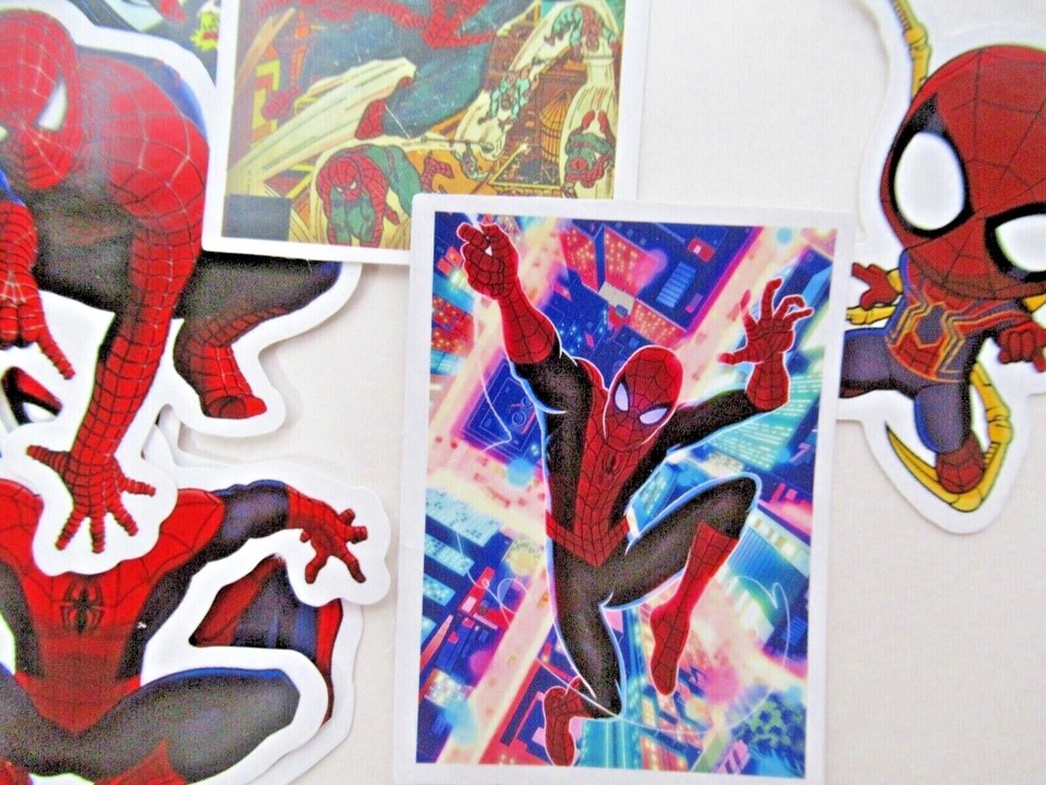 50pc Random Marvel Spider-Man Phone Laptop Notebook Decal Sticker Pack ...