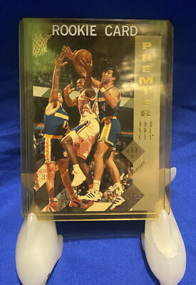 1996 Jerry Stackhouse #161 Upper Deck Premier Prospects Rookie Card ...