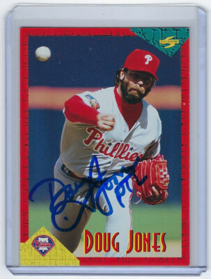 1994 PHILLIES Doug Jones signed card Score #RT69 Rookie & Traded AUTO ...