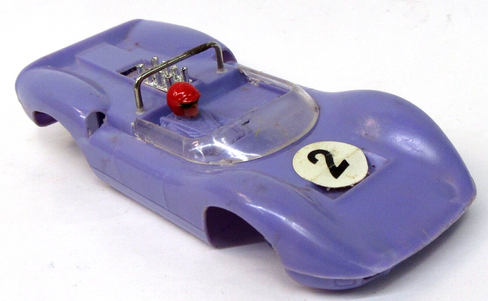 1960's Strombecker McLAREN M1B violet 1/32 slot car BODY only | eBay