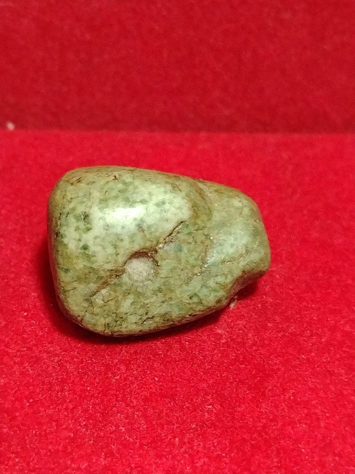 Pre-Columbian Olmec Mask Beautiful MEZCALA FACE GREEN STONE Aztec Maya ...