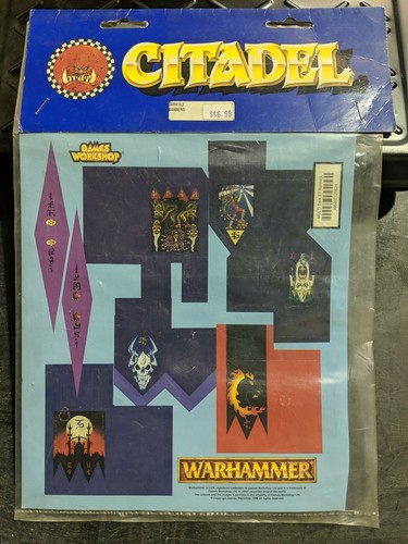 Games Workshop Warhammer Fantasy Citadel Decals Dark Elf Banners | eBay